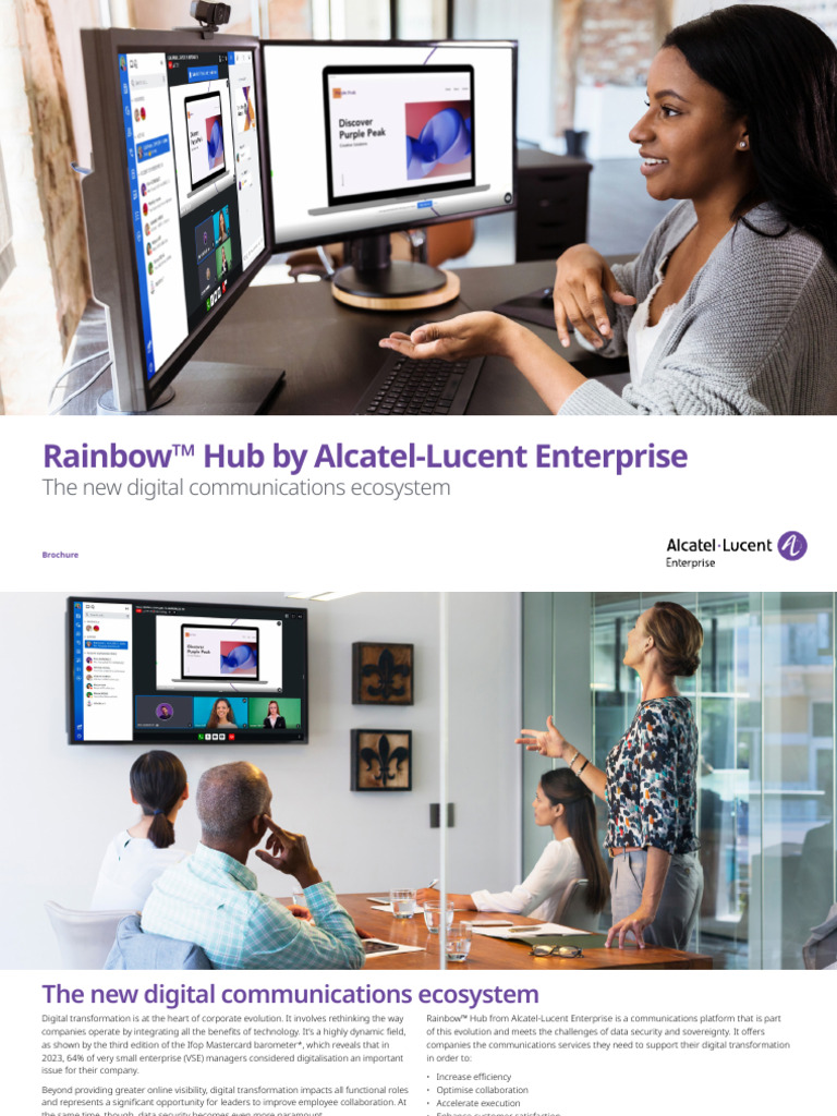 Rainbow Hub: Digital Communication Solution | PDF | Telephone ...