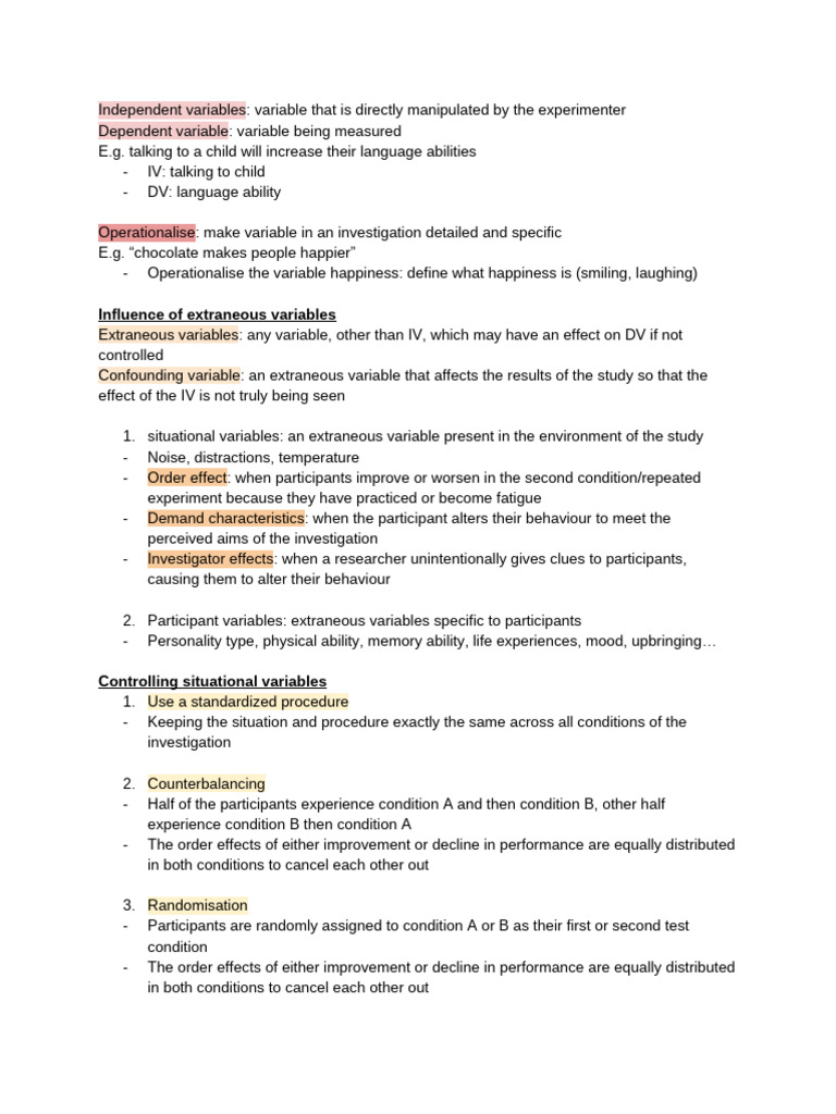 Research Methods (Psychology) | PDF | Validity (Statistics) | Self Report Study