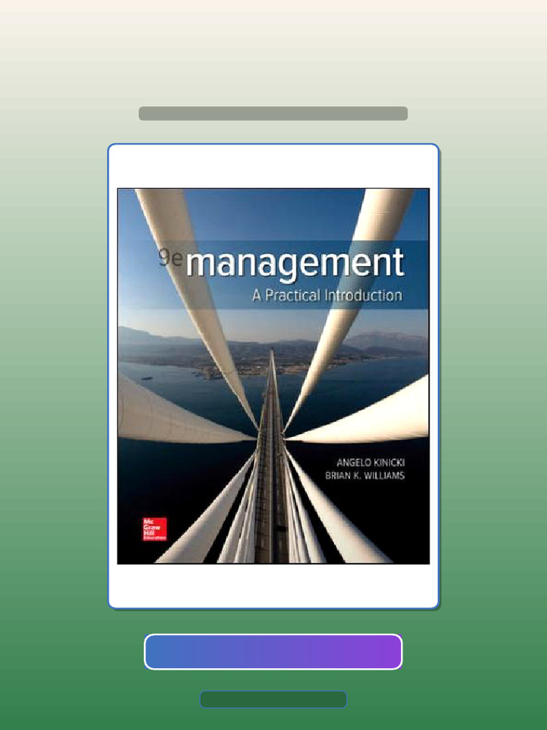 Management 9th Edition Angelo Kinicki Brian Williams Ebook and TestBank ...
