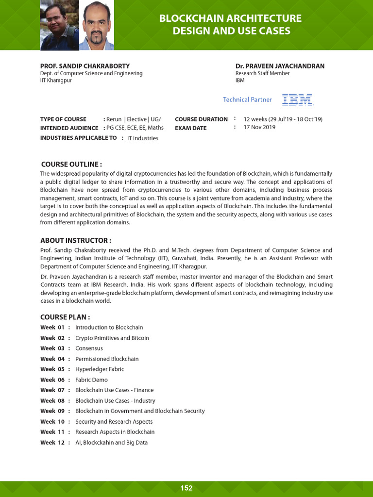 Blockchain Architecture Syllabus | PDF | Distributed Computing | Computing