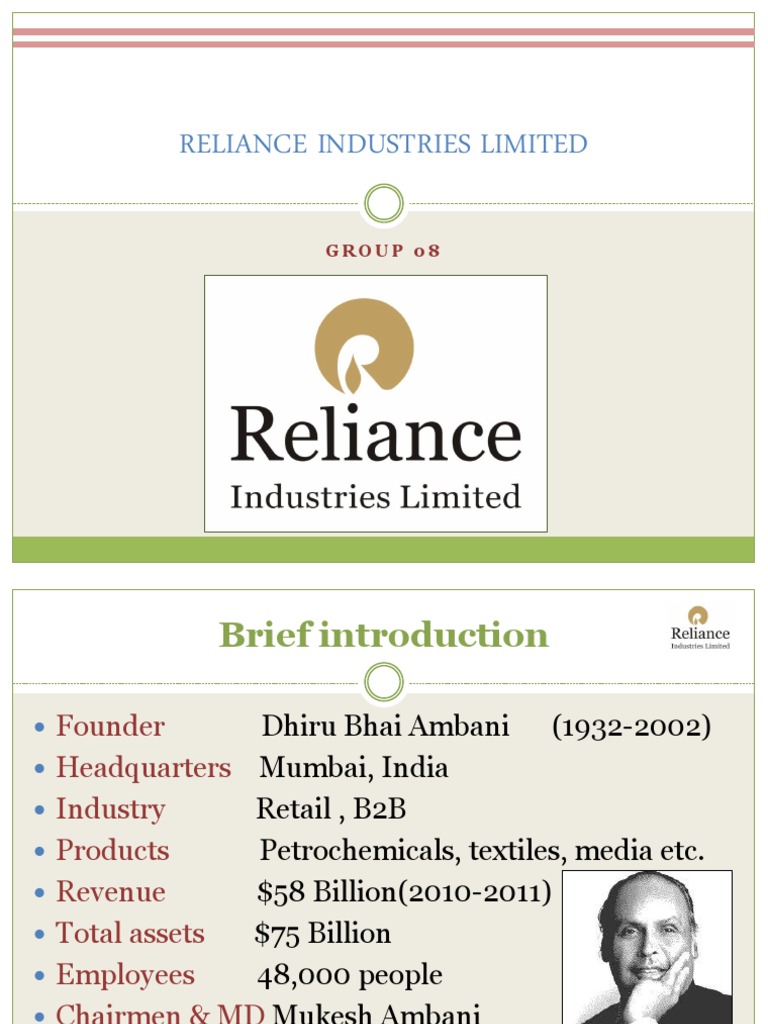 Reliance Industries Limited | PDF