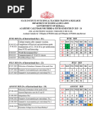 SMU Academic Calendar 2025-26 | PDF | Educational Stages | Higher Education