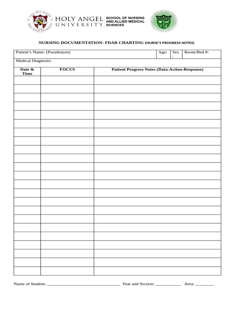FDAR Format | PDF