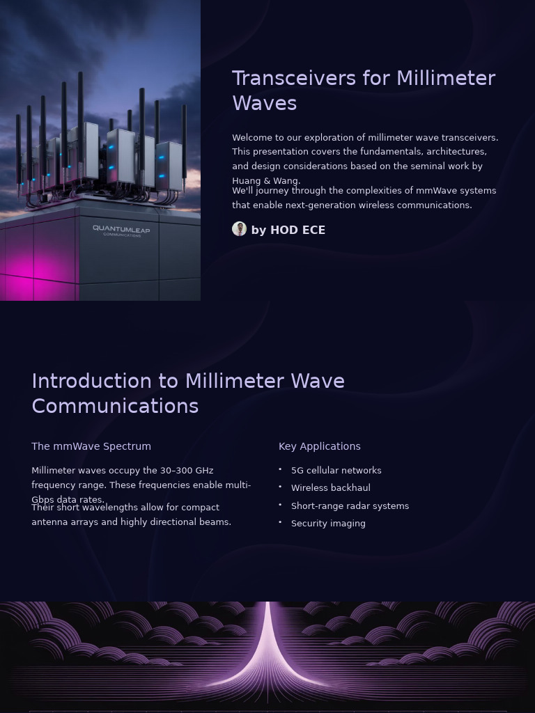 Millimeter and Wave-II | PDF | Detector (Radio) | Extremely High Frequency