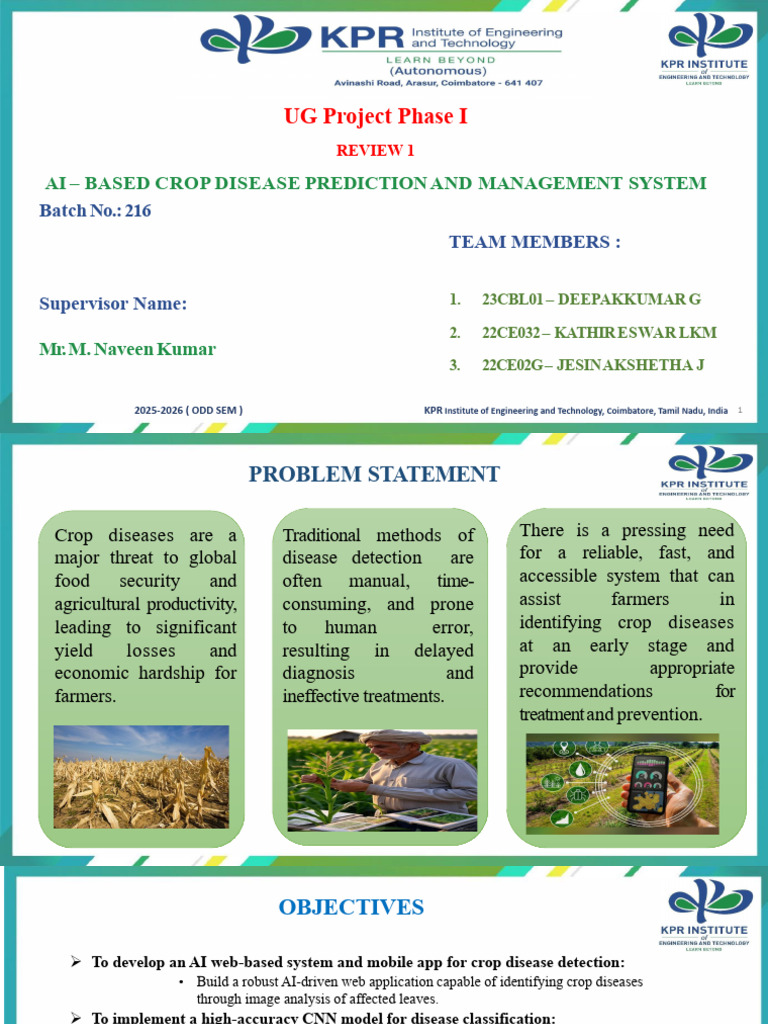 Capstone Project PPT Review 1 | PDF | Deep Learning | Artificial ...