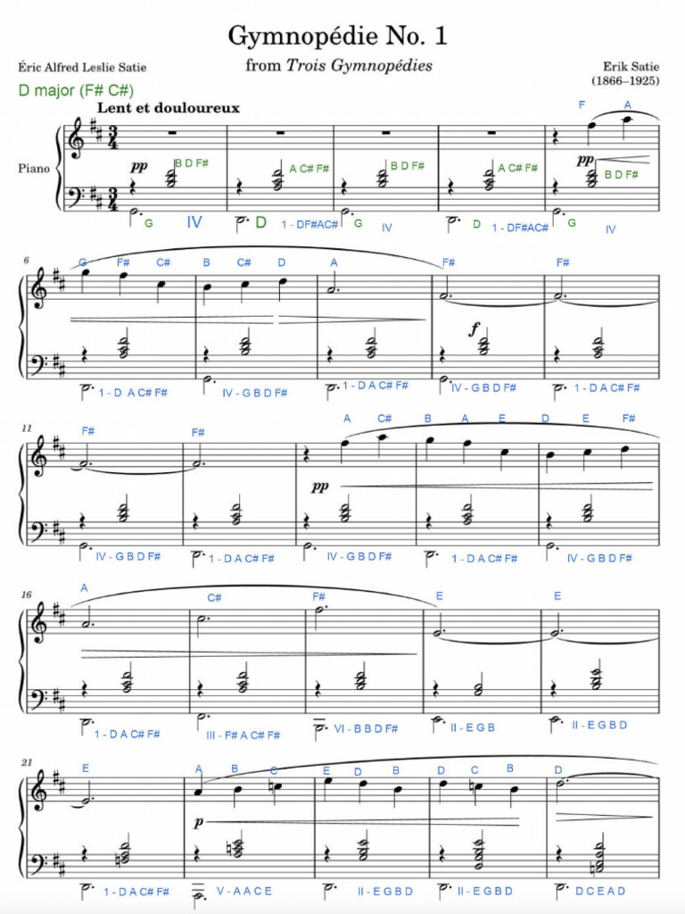 Gymnopedie No.1 - ASM - 250609dex | PDF