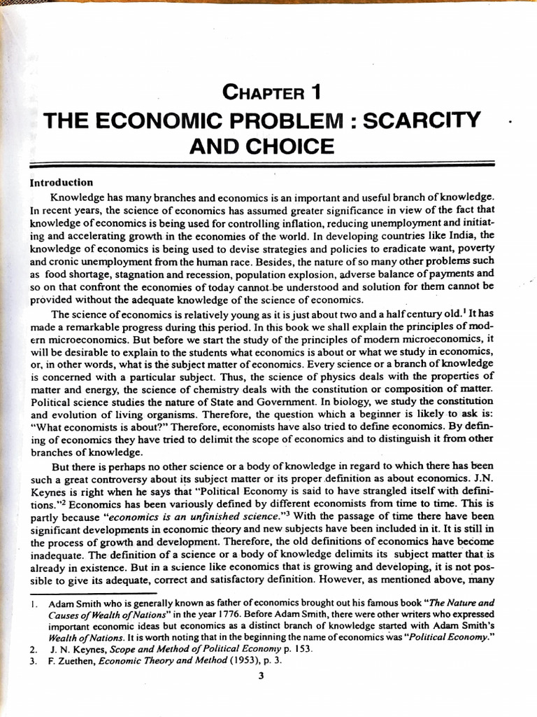 Scarcity and Choice | PDF | Economics | Capital (Economics)