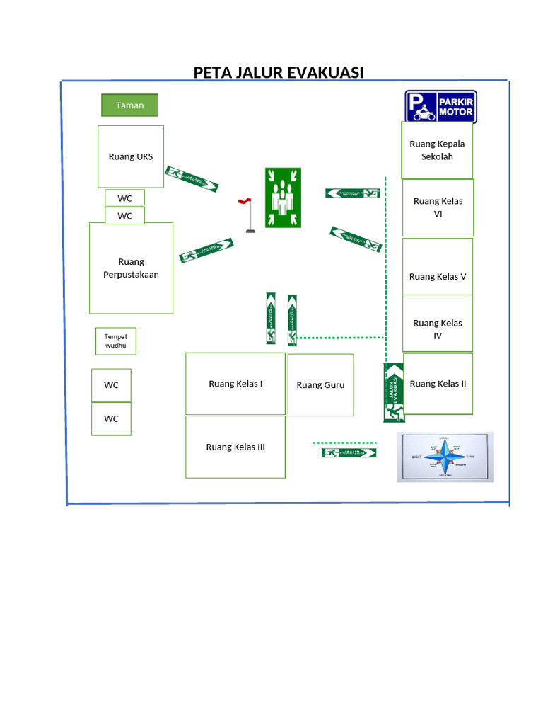 Peta Jalur Evakuasi | PDF