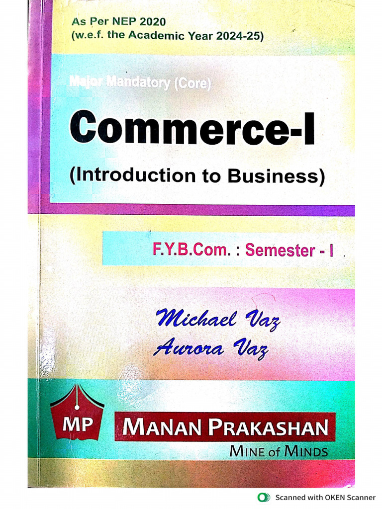 Commerce - 1 PDF | PDF