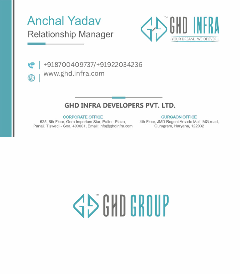 Visiting Card (Anchal Yadav) | PDF