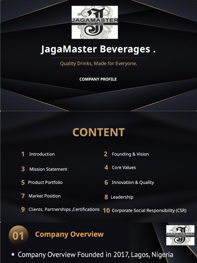 Jagamaster Company Profile | PDF