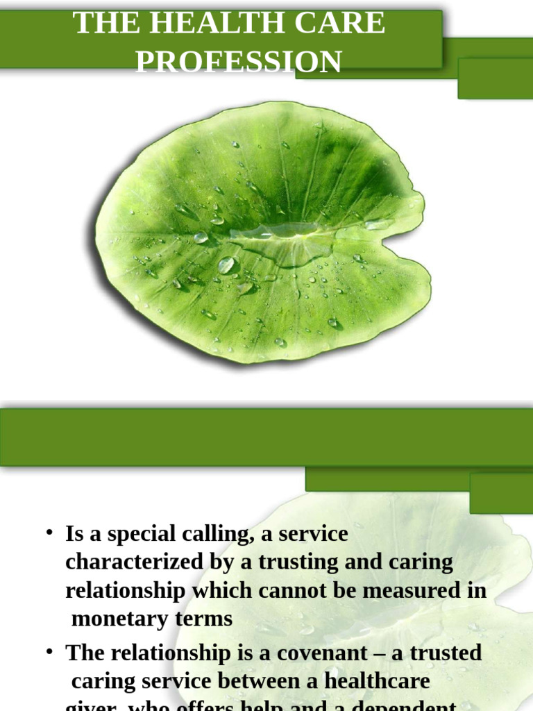 Health Care Profession | PDF | Virtue | Courage