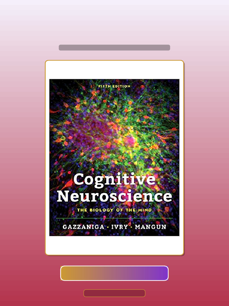 Cognitive Neuroscience 5th Edition by Michael Gazzaniga Ebook and ...