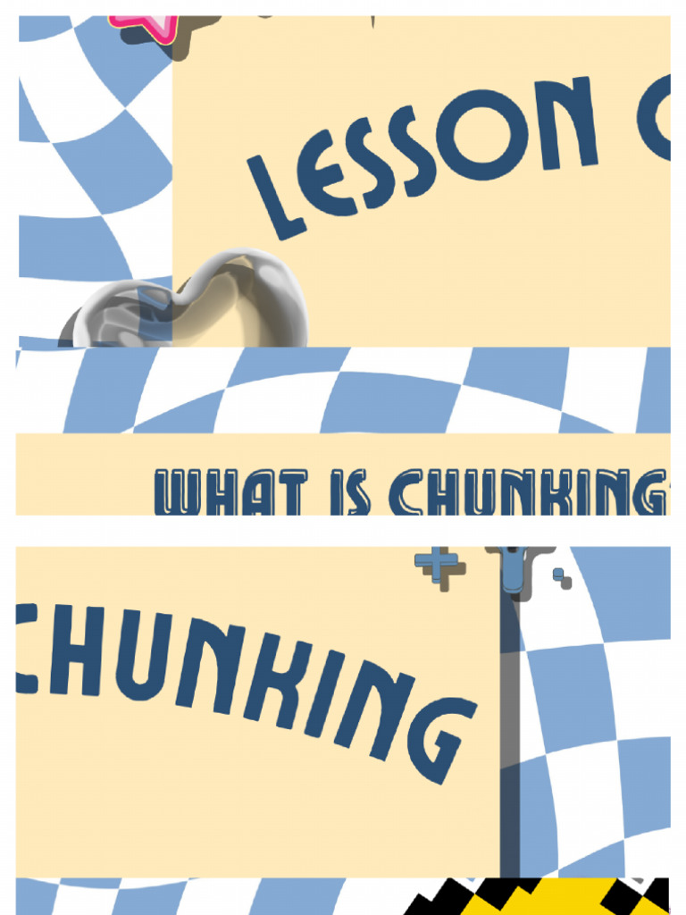 Lesson Chunking (Report) | PDF