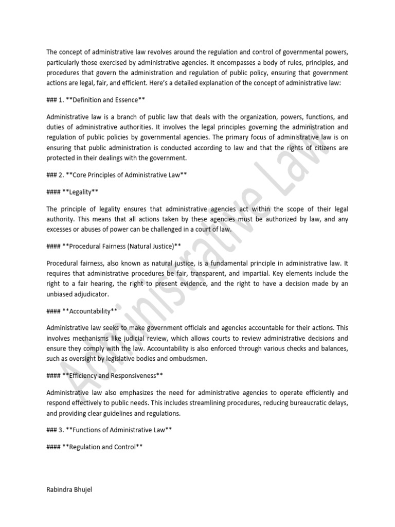 Administrtive Law Mpa 3 RD | PDF | Administrative Law | Rule Of Law