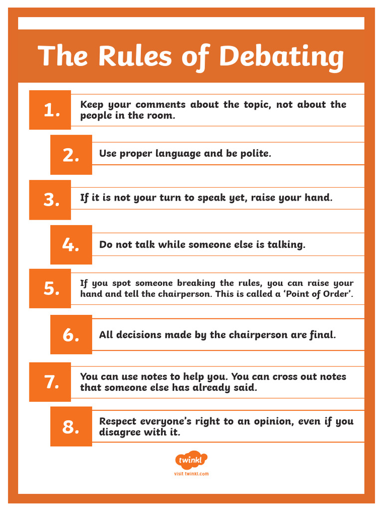 Essential Debating Rules Explained | PDF