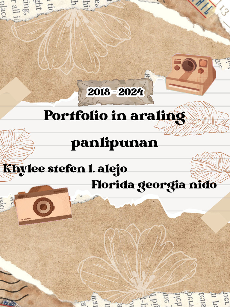 Brown and Beige Vintage Creative Portfolio Cover A4 Document - 20250709 ...
