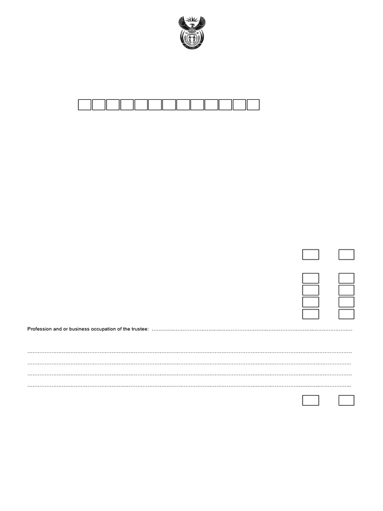 J417 Trustee Acceptance Form | PDF | Trustee | Common Law