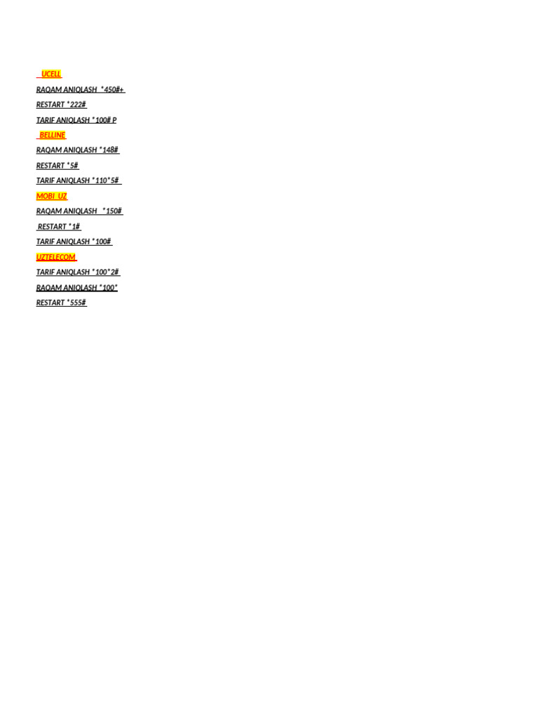 UCELL | PDF