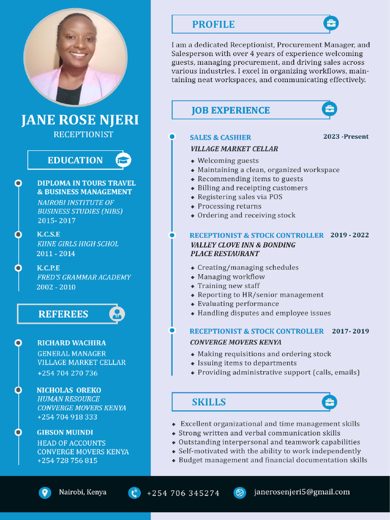 Jane Rose Official CV | PDF