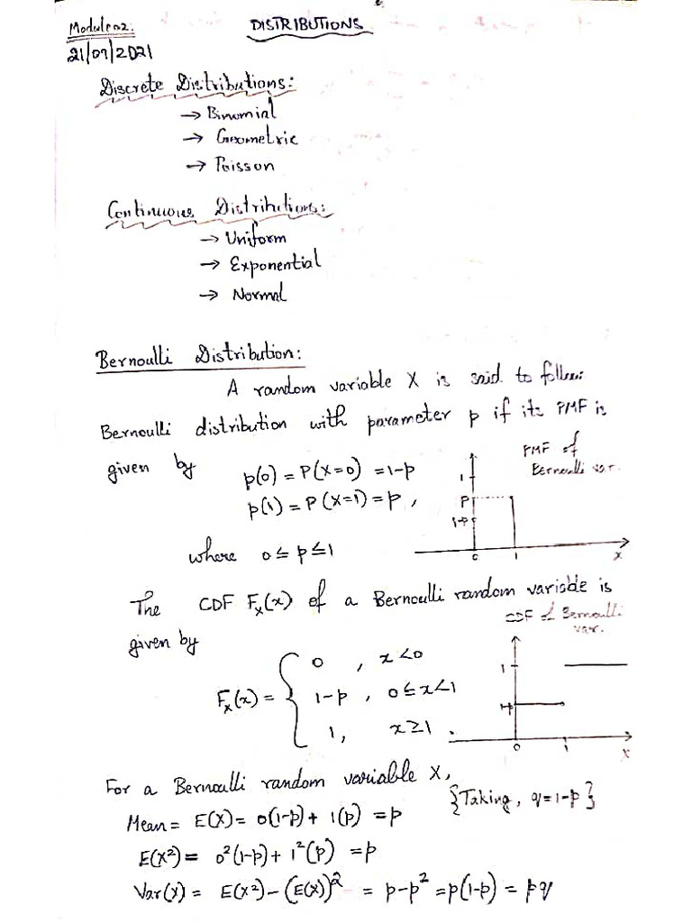 Module02 Distributions | PDF