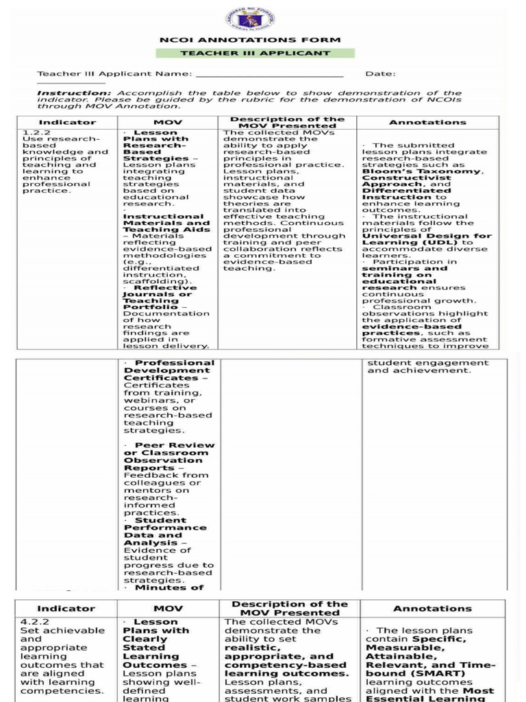 Ncoi Annotation | PDF