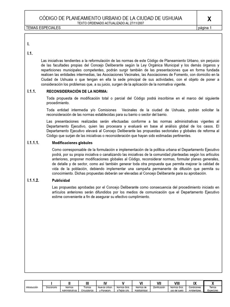 Codigo De Planeamiento Urbano Ushuaia Parte 5 Pdf Planificación