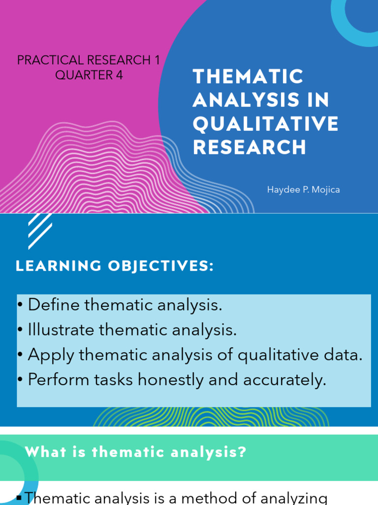 Thematic Analysis in Qualitative Research | PDF | Qualitative Research ...