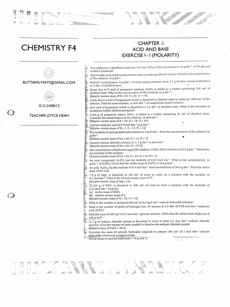 Acid Base Calculation Part2 | PDF