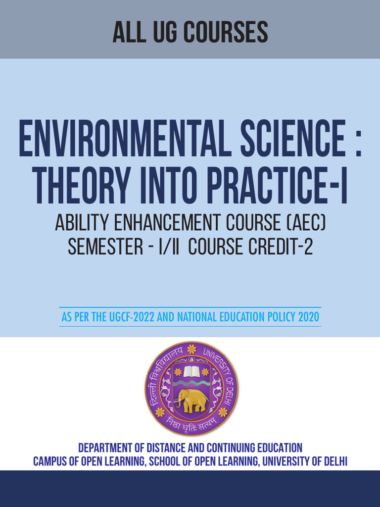 Environmental Science Course Syllabus | PDF | Stratosphere | Atmosphere ...