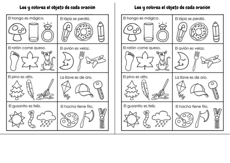 Lee y Colorea | PDF