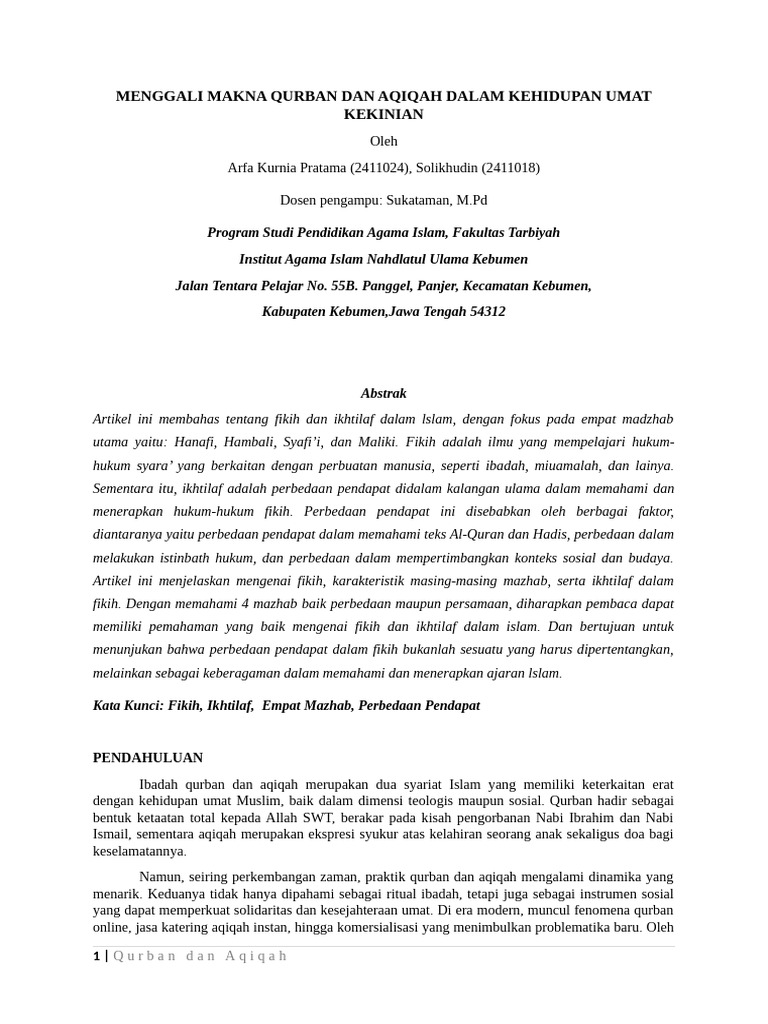 Fiks Kelompok 1 | PDF