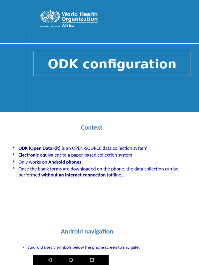 ODK Configuration Guide for Nigeria | PDF | Mobile App | Google Play