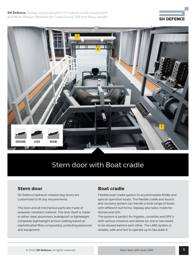 Stern Door With Boat Cradle | PDF | Boats | Ships