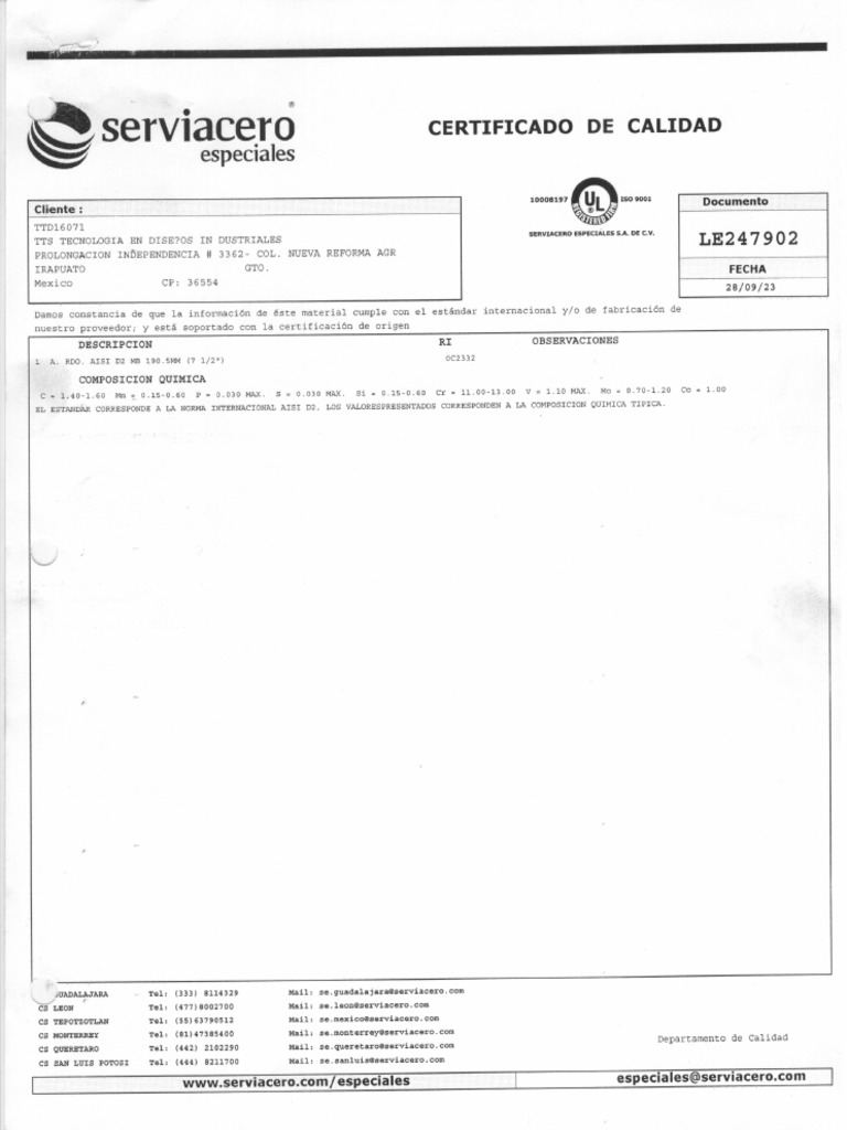 Rdo Aisi d2 MB 7 1-2 | PDF