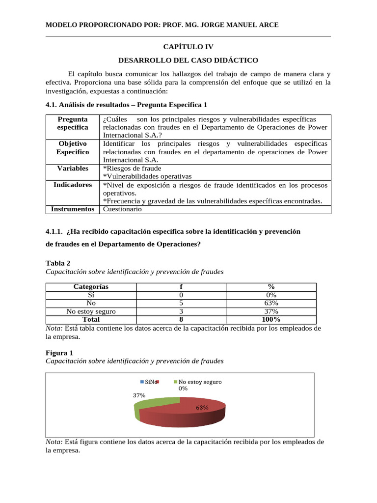 Modelo Capitulo IV - Taller de Grado | PDF