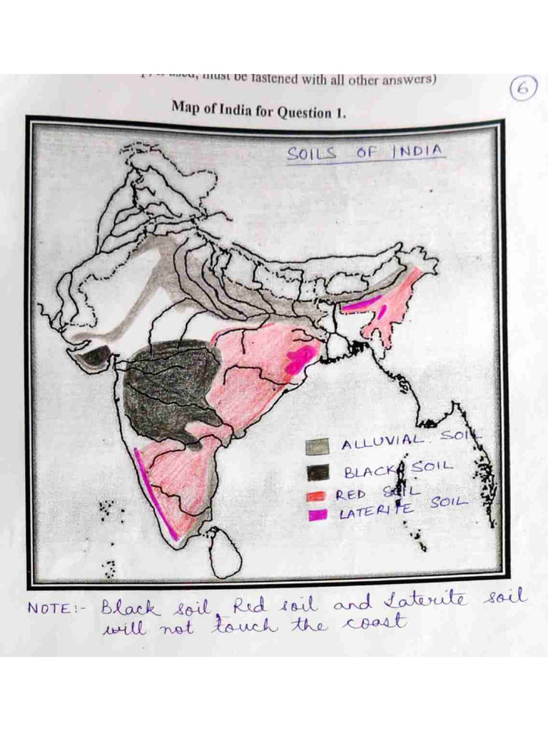Geography Class 10 Map Work Very Important For Icse Class 10 | PDF