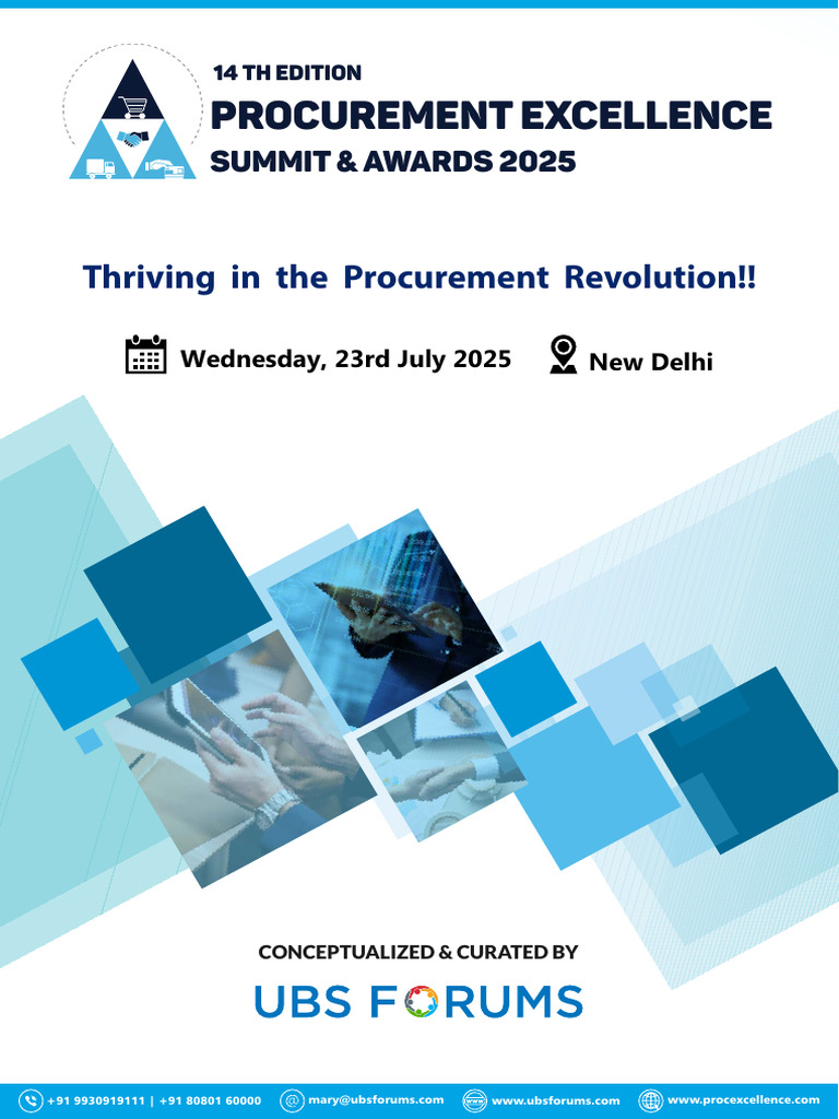 Procurement Excellence Summit & Awards 2025 | PDF | Procurement ...