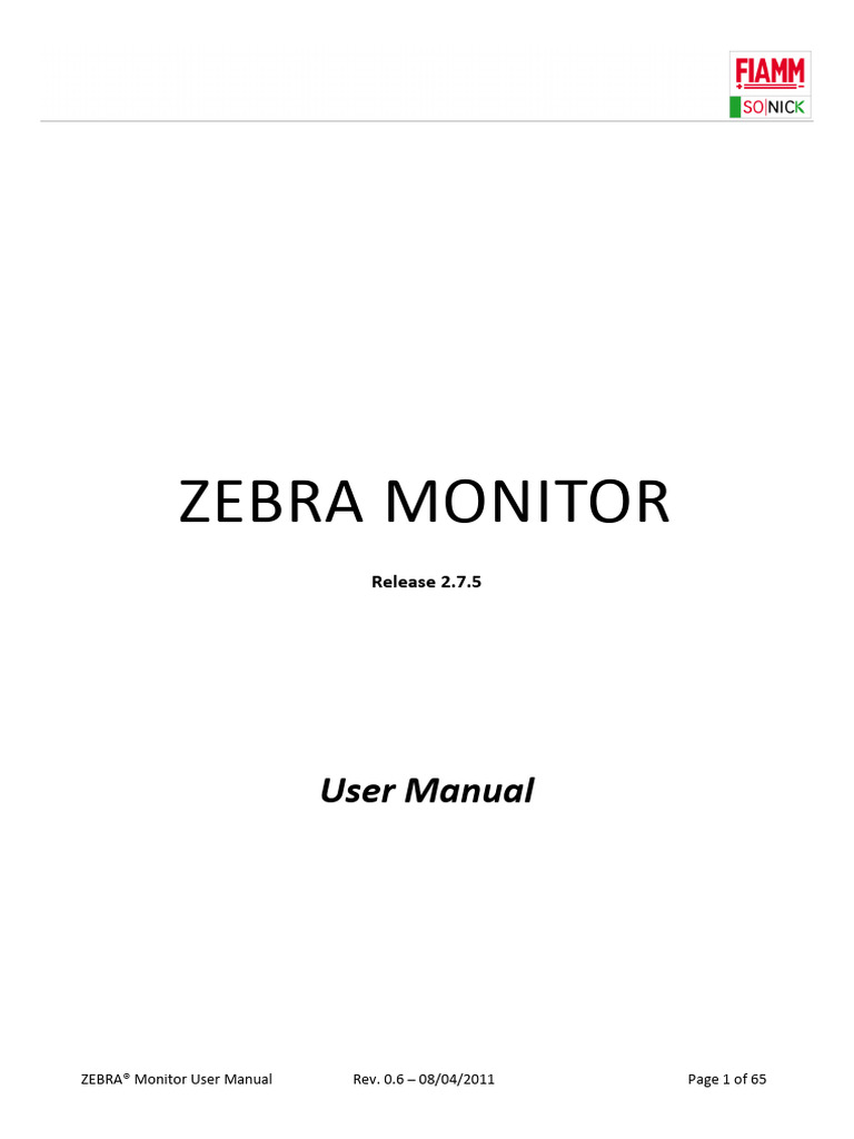 ZM Manual | PDF | Window (Computing) | Menu (Computing)