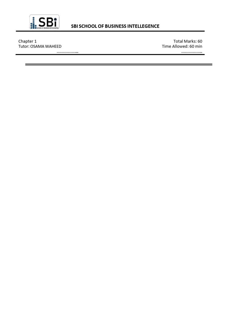 PRC-5 TEST 3 Chapter (1) - Sol | PDF