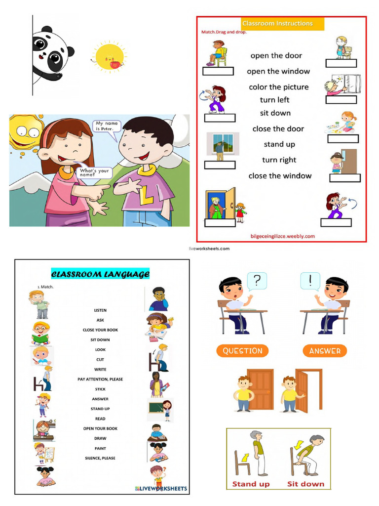 My Classroom Language | PDF