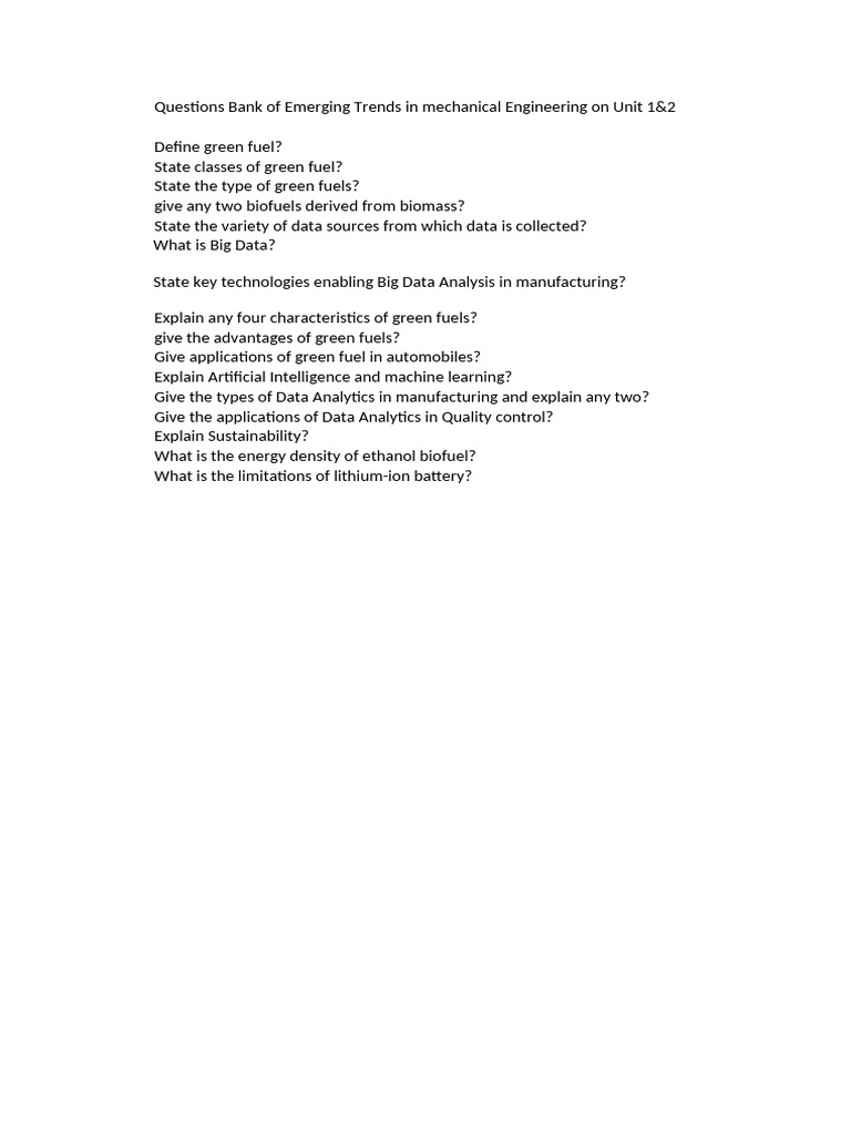 Etm Ques. Bank | PDF