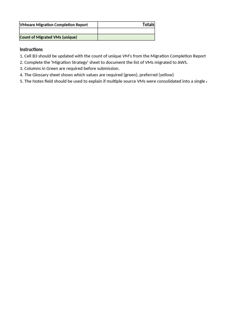 VMware Migration Summary Report | PDF | Virtual Machine | Operating ...