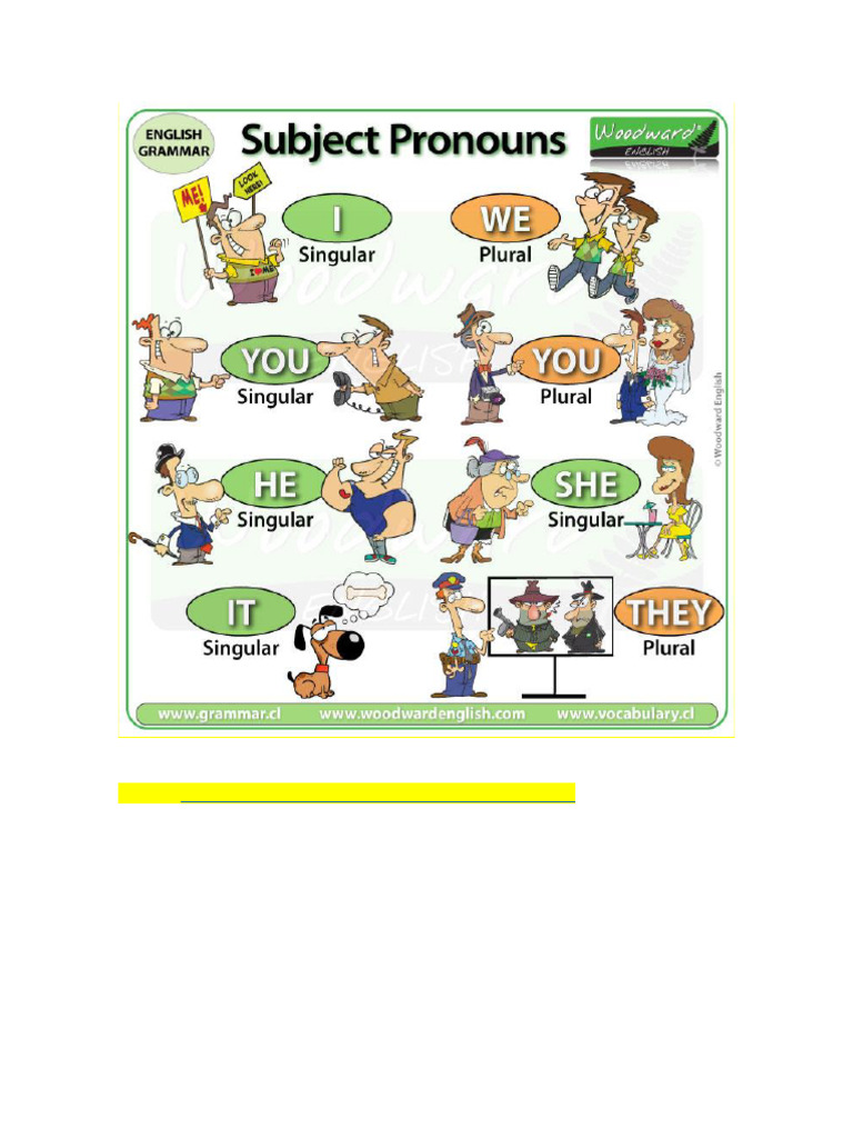 2 Subject Pronouns | PDF