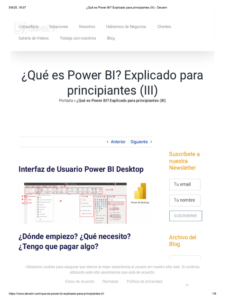 Introducción a Power BI para principiantes | PDF | Microsoft ...