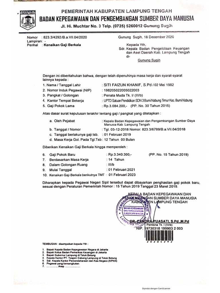 Berkala Bu Khanif | PDF
