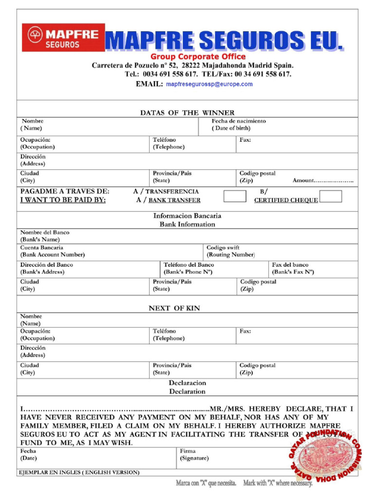 Payment Release Order Form | PDF