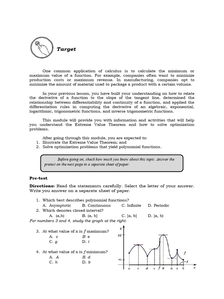 AIR Basic Calculus Q3 W6 Module 6 (1) | PDF | Function (Mathematics) | Trigonometric Functions