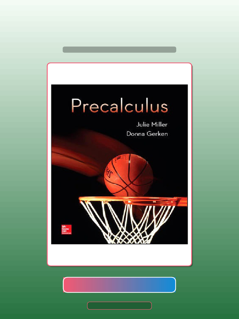 Precalculus 1st Edition Julie Miller Donna Gerken eBook and TestBank ...