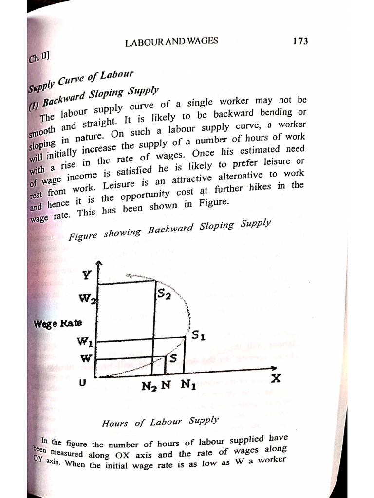 Supply Curve of Labour | PDF
